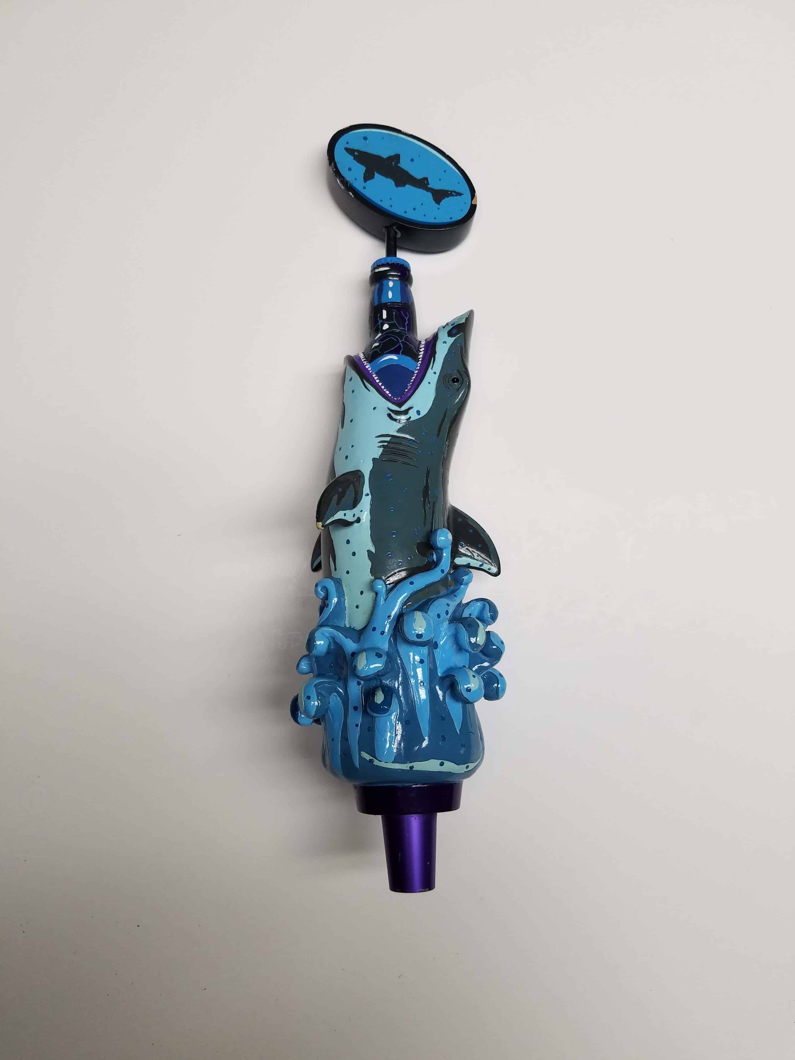 Used Dogfish Head Uber Shark Beer Tap Handle - RainTaps - Umbrellas ...