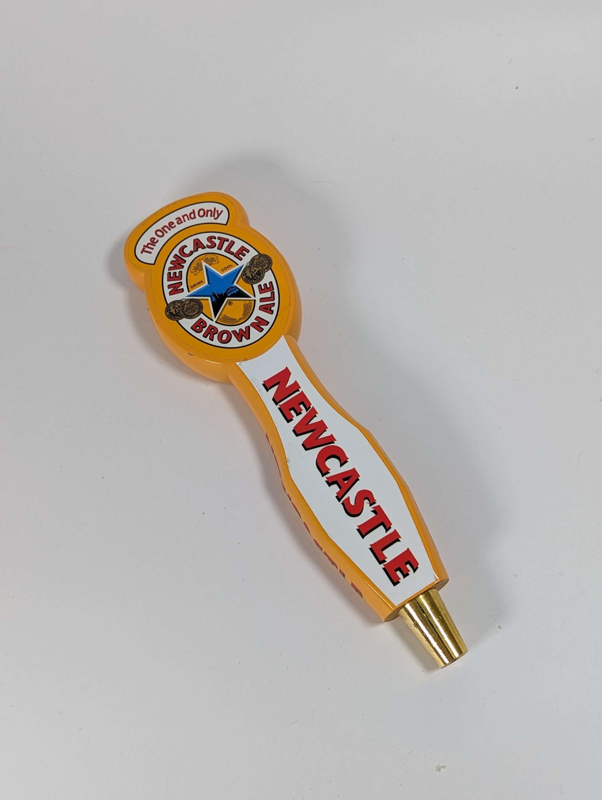 Tall Newcastle Brown Ale Tap Handle - RainTaps - Umbrellas, Tap Handles ...